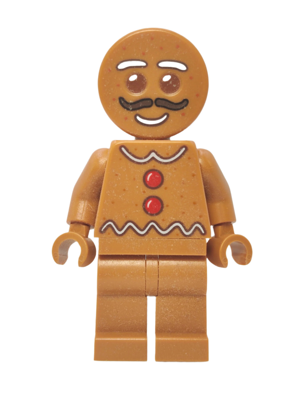 Gingerbread Man - Moustache, hol169 – United Brick Co®