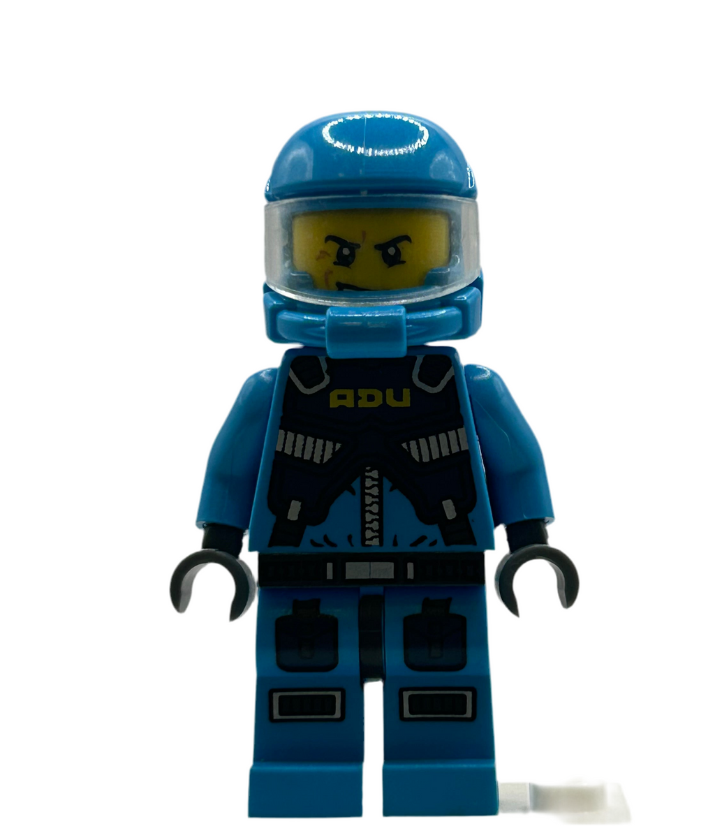 Alien Defense Unit Soldier 2 - Dark Azure Hips, ac016 – United Brick Co®