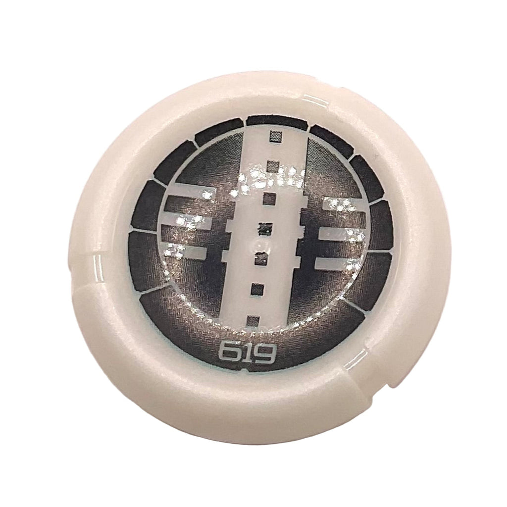 Throwing Disk with Bionicle Kanoka 619 Onu-Metru Pattern, Part# 32171p ...