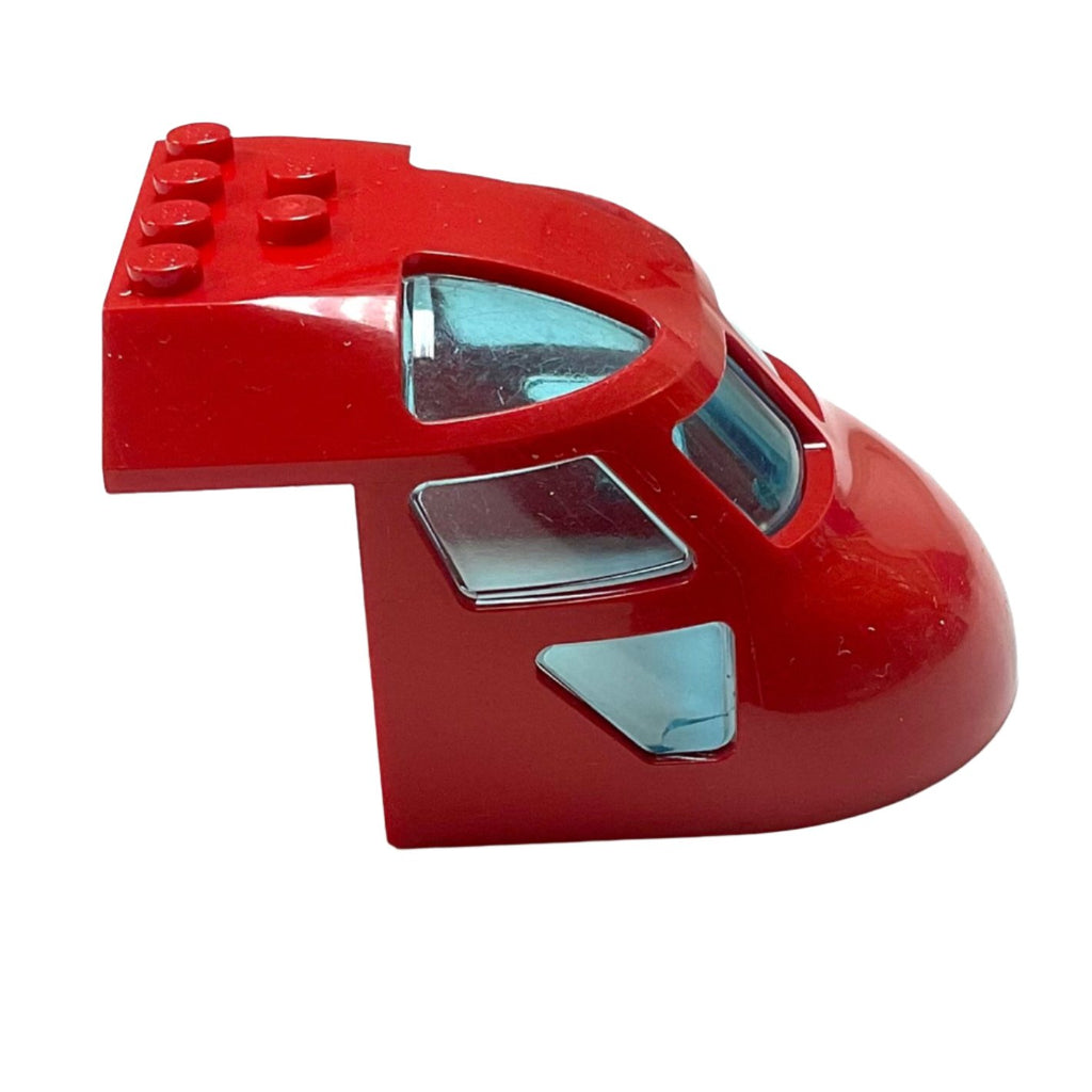 Aircraft Fuselage Forward Top Curved 6x8x4 with Trans-Light Blue Glass ...