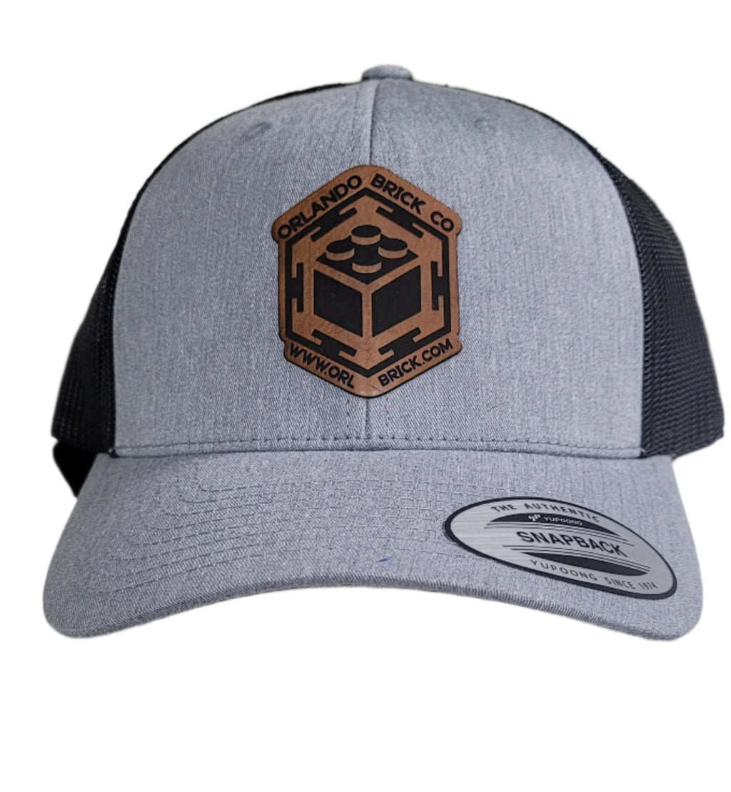 OBC Hat - Gray Hat with Brown Patch – United Brick Co®