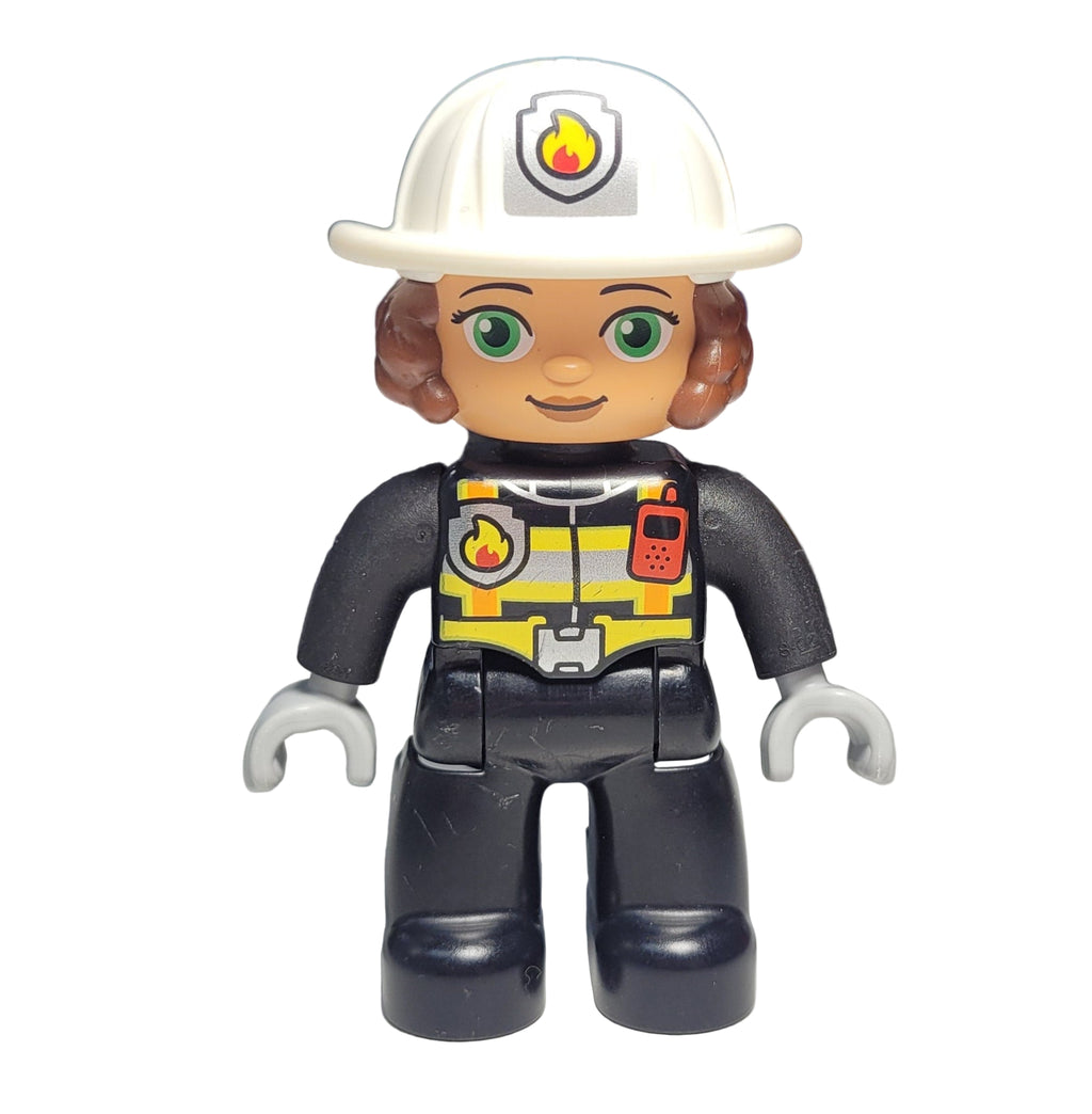 Duplo Female Firefighter - 47394pb273 – United Brick Co®