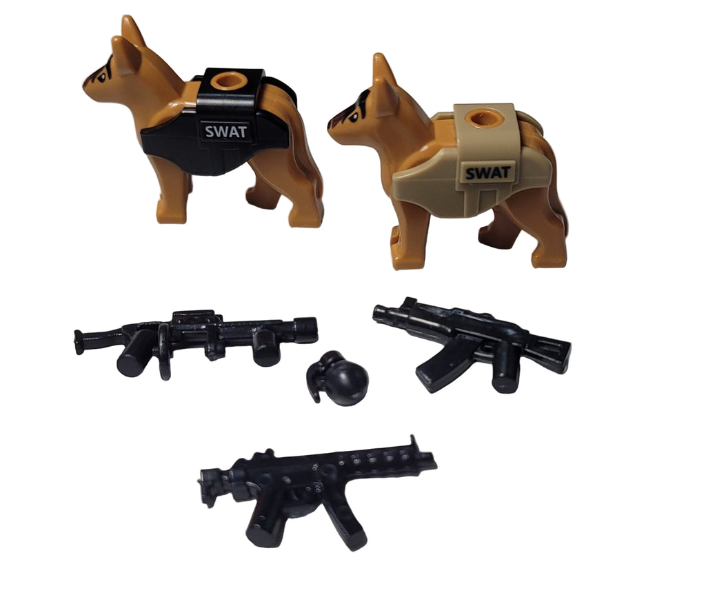 SWAT K9 & Weapons Pack – United Brick Co®