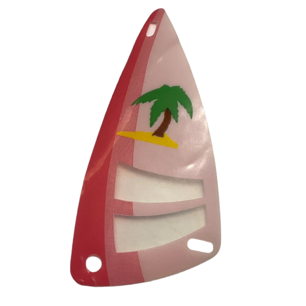 Plastic Triangle 6 x 12 Sail with Palm Tree Pattern, Part# x66px9 ...