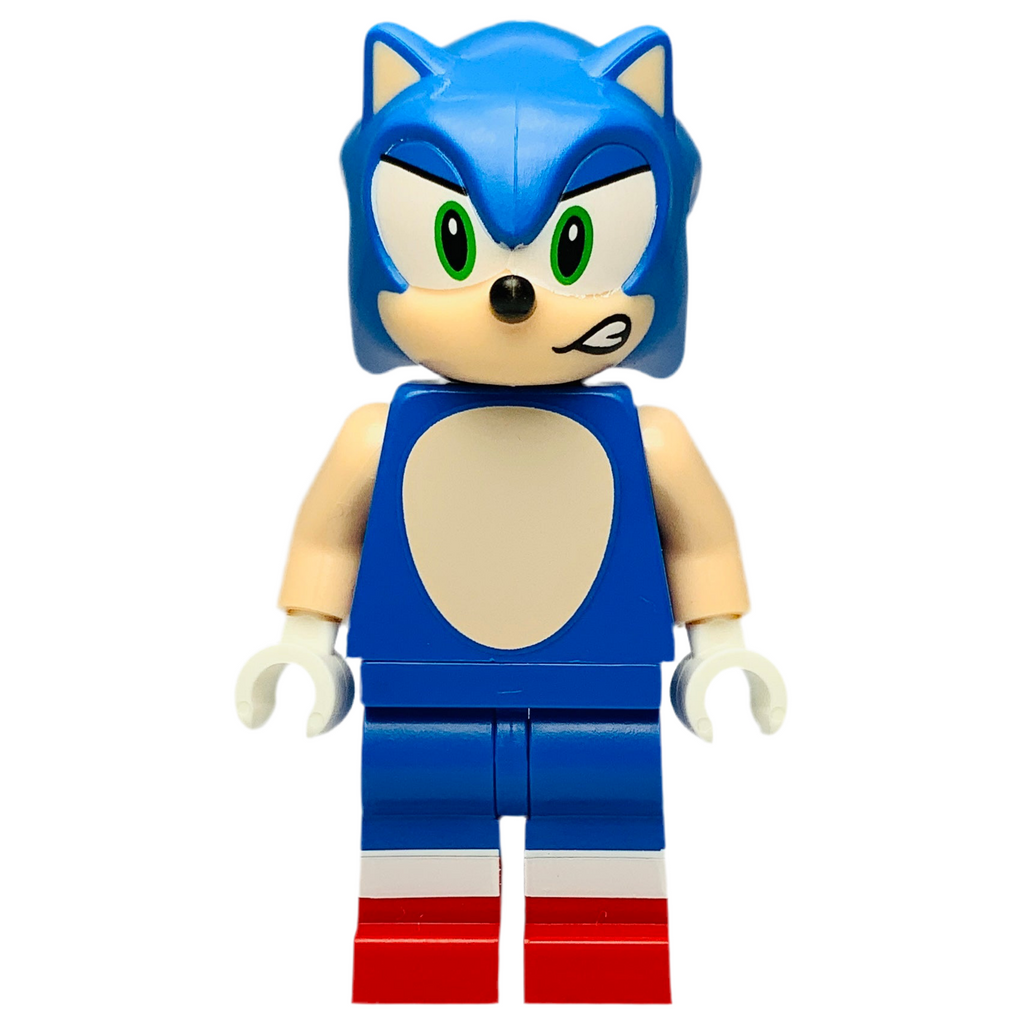Sonic the Hedgehog - Smirk to Left, son027 - LEGO® Sonic Minifigure ...