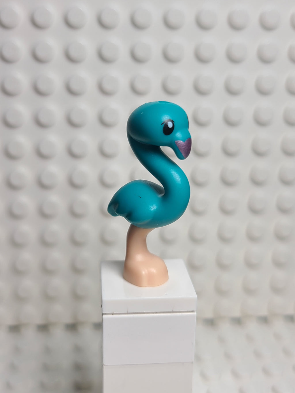 Flamingo, Dark Turquoise Body and Metallic Pink Beak – United Brick Co®