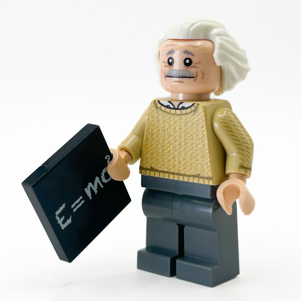Albert Einstein Minifig - B3 Customs – United Brick Co®