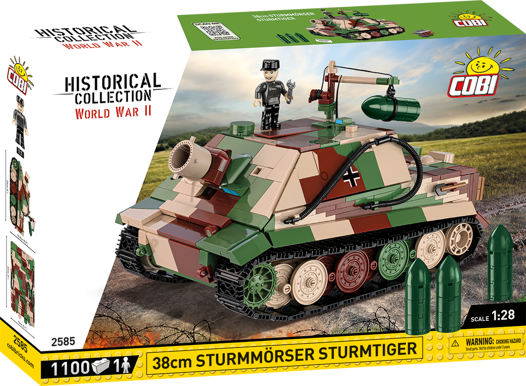 COBI 38cm Sturmmörser Sturmtiger Assault Gun : Set #2585 – United Brick Co®