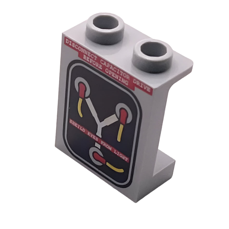 Panel 1 x 2 x 2 with Side Supports - Hollow Studs with 'DISCONNECT CAP ...