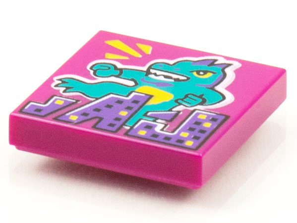 Tile 2 x 2 with Groove with BeatBit Album Cover - Dragon Monster Rampa ...