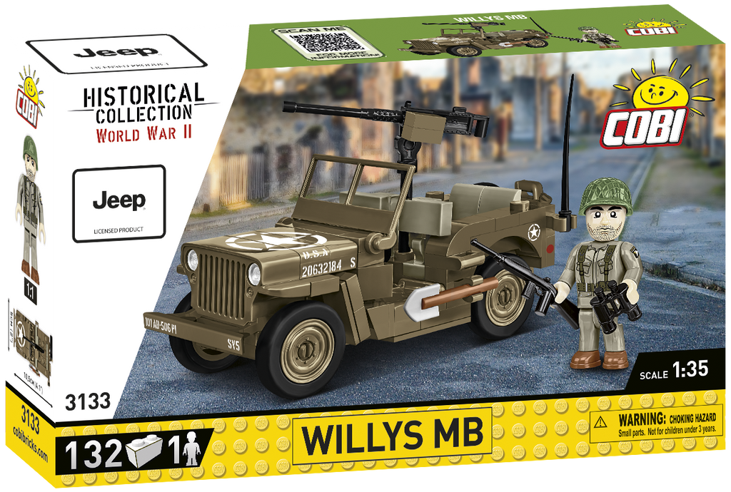 COBI JEEP Willys MB Vehicle : Set #3133 – United Brick Co®