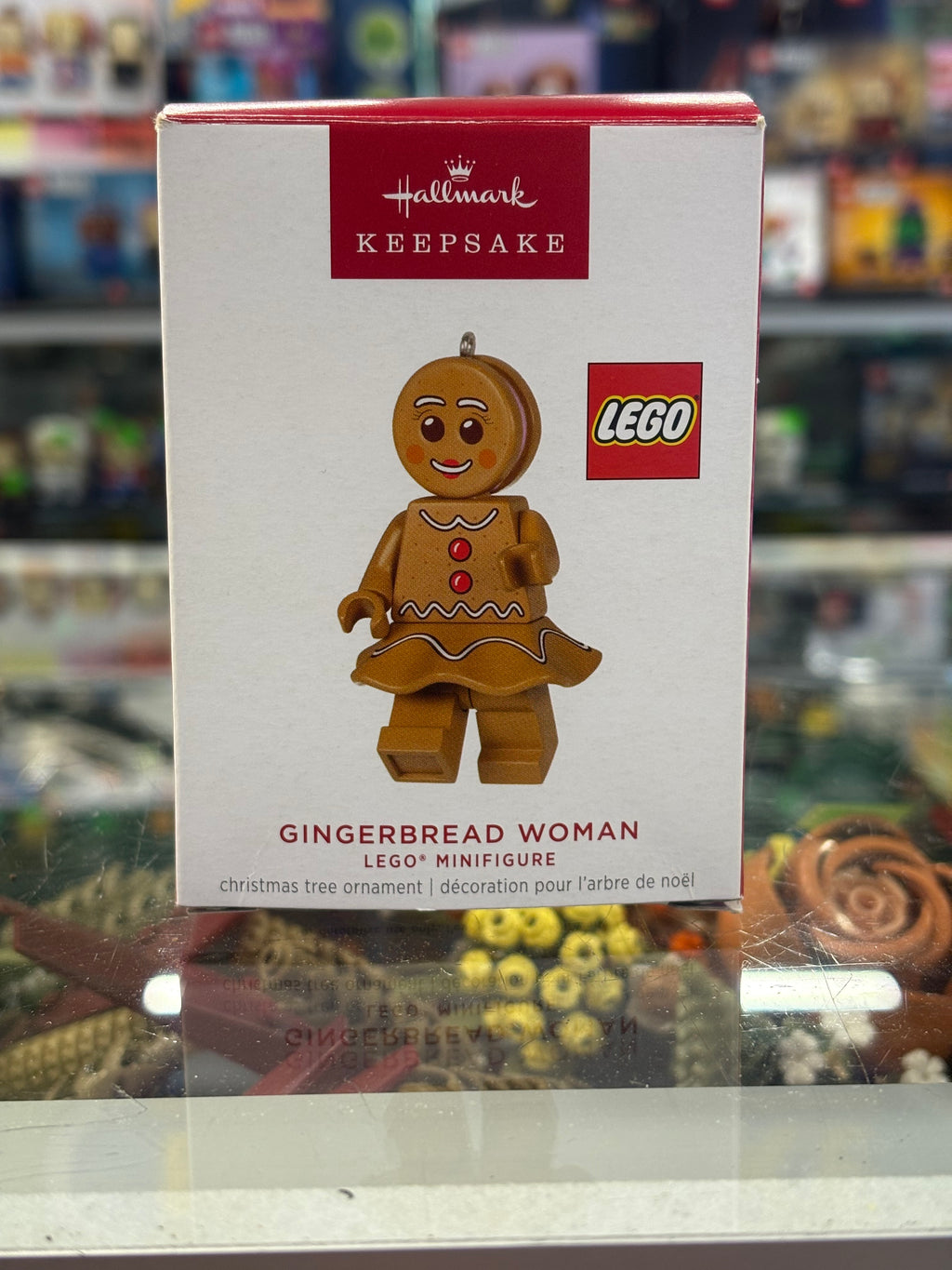 Christmas Tree Ornament, Hallmark LEGO Gingerbread Woman, QXI7329 ...