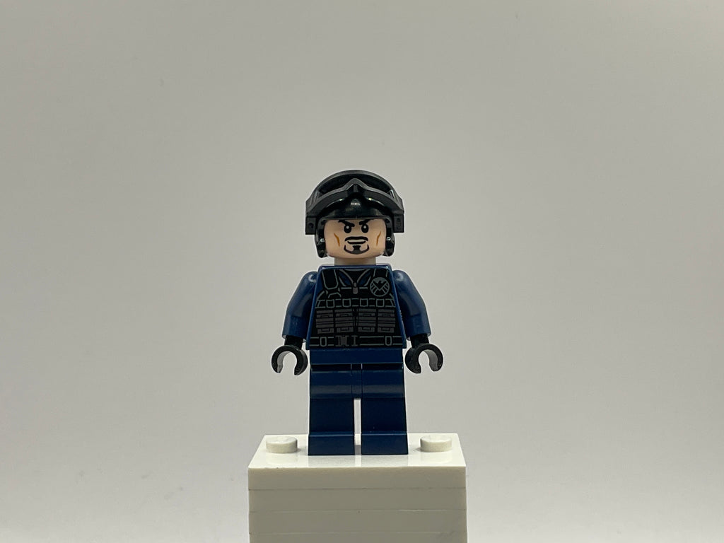 SHIELD Agent - Tony Stark, Tactical Vest, Black Helmet and Goggles, sh ...