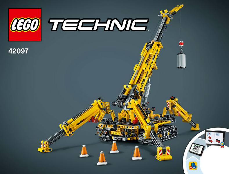 42097-Compact Crawler Crane - INSTRUCTIONS ONLY – United Brick Co®