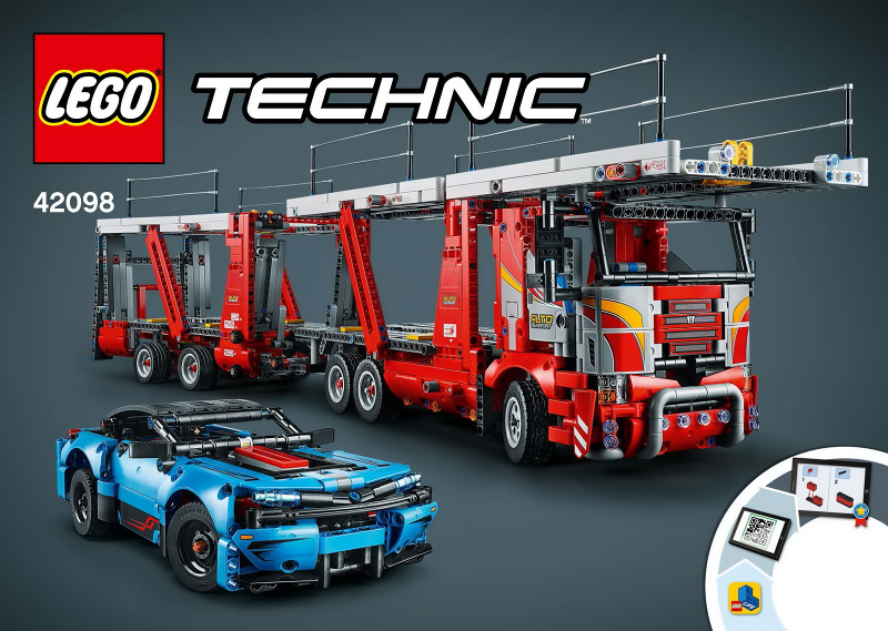 42098-Car Transporter - INSTRUCTIONS ONLY – United Brick Co®