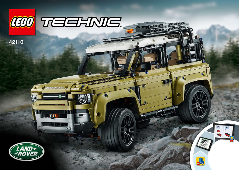 42110-Land Rover Defender - INSTRUCTIONS ONLY – United Brick Co®