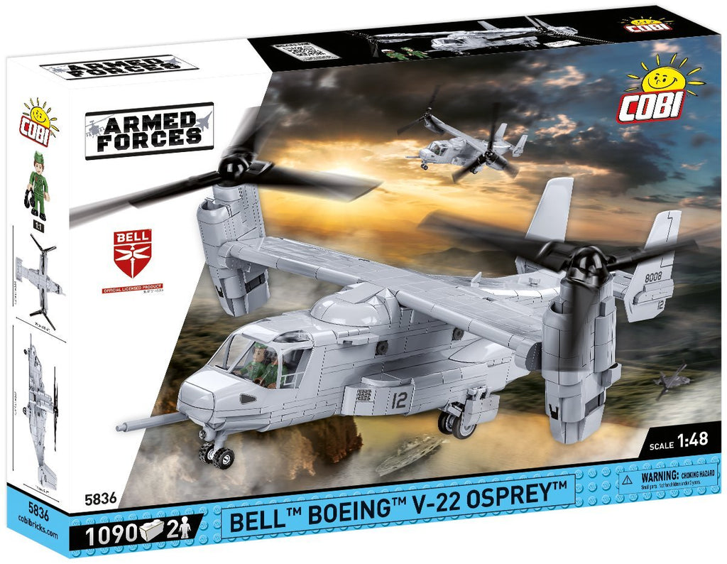 COBI Bell Boeing V-22 Osprey Tiltrotar Aircraft: Set #5836 – United ...