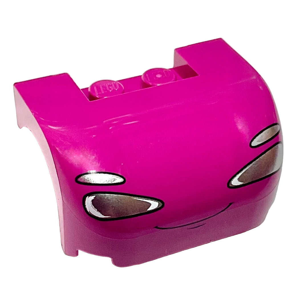 Vehicle, Mudguard 3 x 4 x 1 2/3 Curved with Front with Headlights and ...
