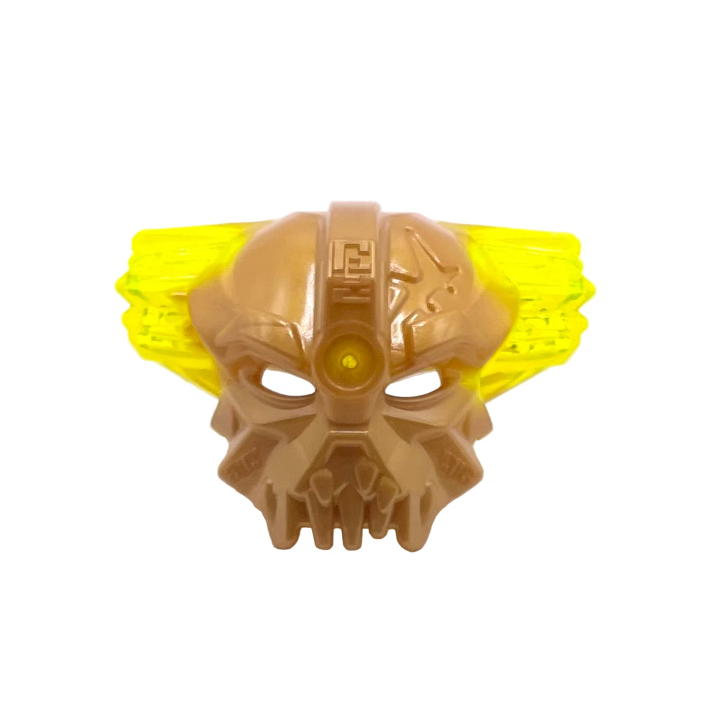 Bionicle Mask of Control with Marbled Trans-Neon Green Pattern, Part ...