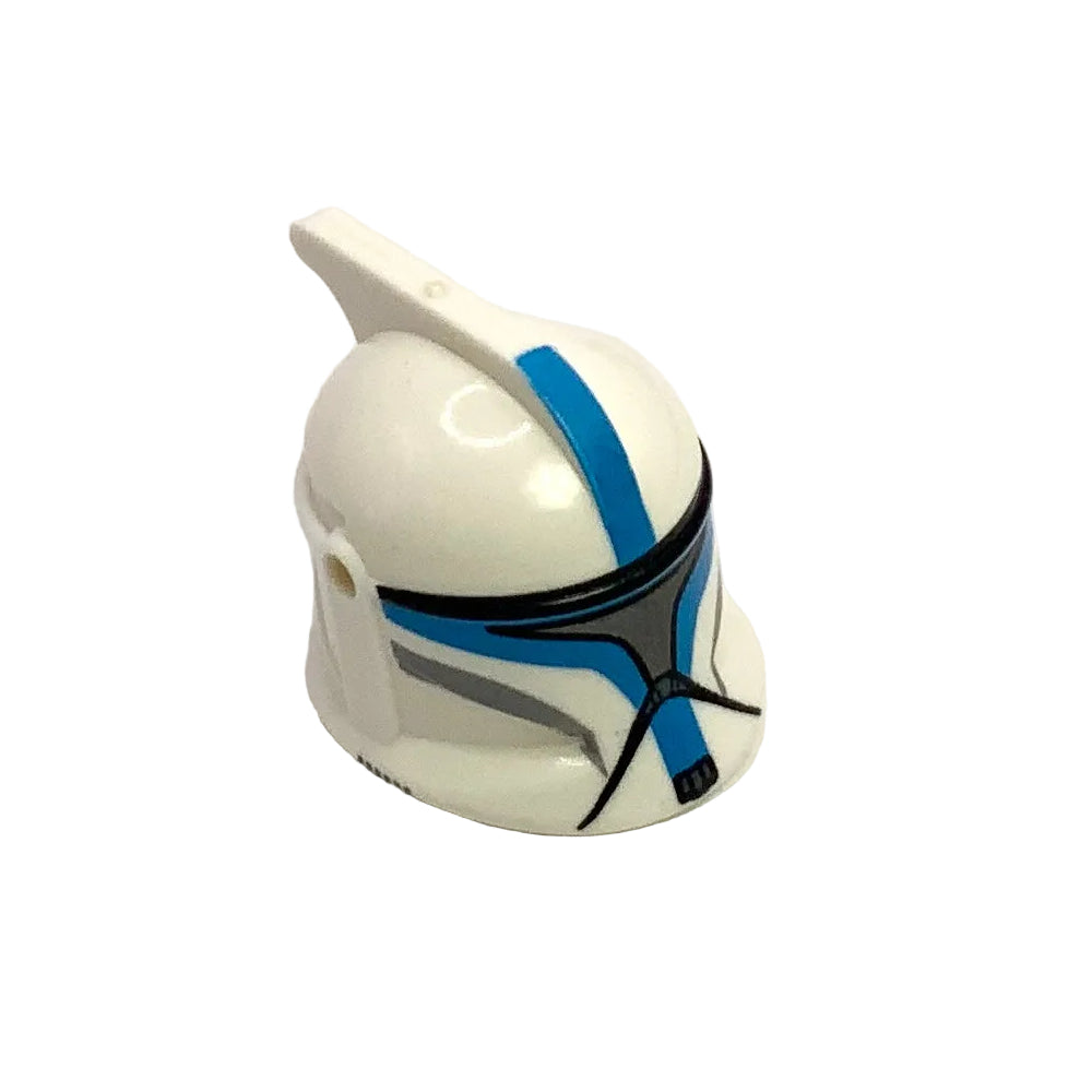 Minifigure, Headgear Helmet SW Clone Trooper with Holes, Dark Azure Ma ...