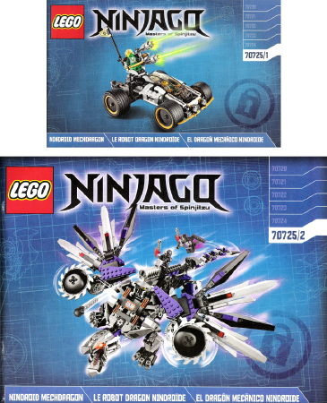 70725-Nindroid MechDragon - INSTRUCTIONS ONLY – United Brick Co®