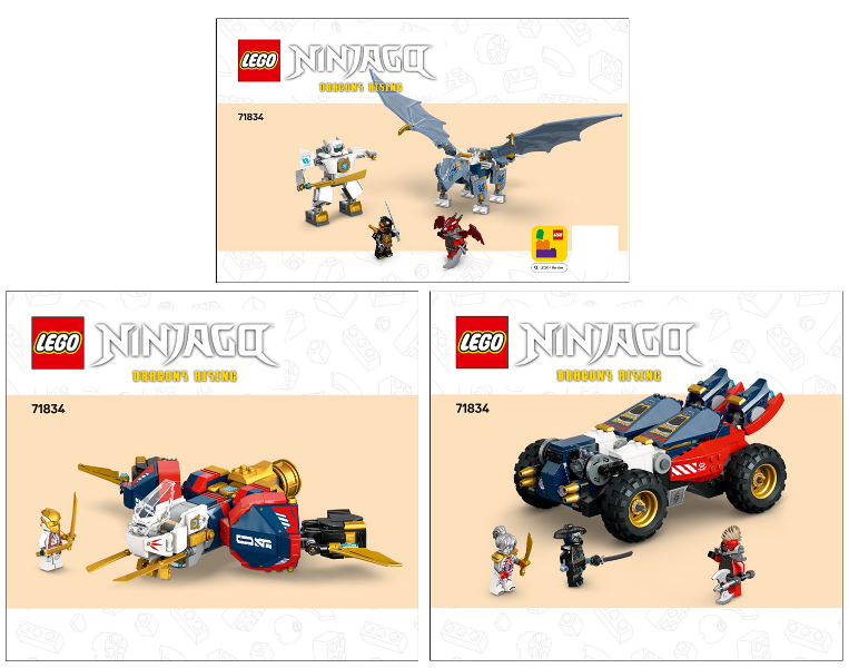 71834 - Zane's Ultra Combiner Mech - INSTRUCTIONS ONLY – United Brick Co®