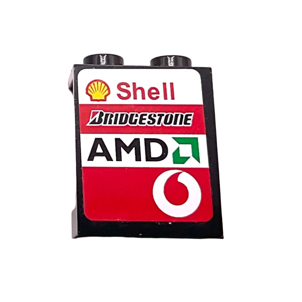 Panel 1 x 2 x 2 - Hollow Studs with Shell, Bridgestone, AMD and Vodafo ...