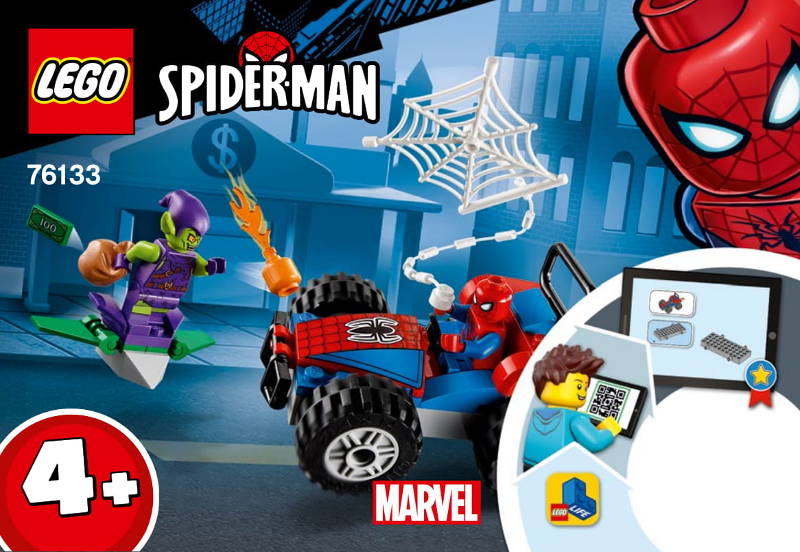 76133-Spider - Man Car Chase - INSTRUCTIONS ONLY – United Brick Co®