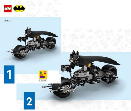 76273-Batman Construction Figure and the Bat - Pod Bike - INSTRUCTIONS ...