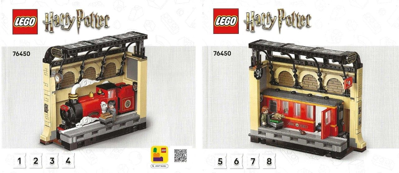 76450 - Book Nook: Hogwarts Express - INSTRUCTIONS ONLY – United Brick Co®
