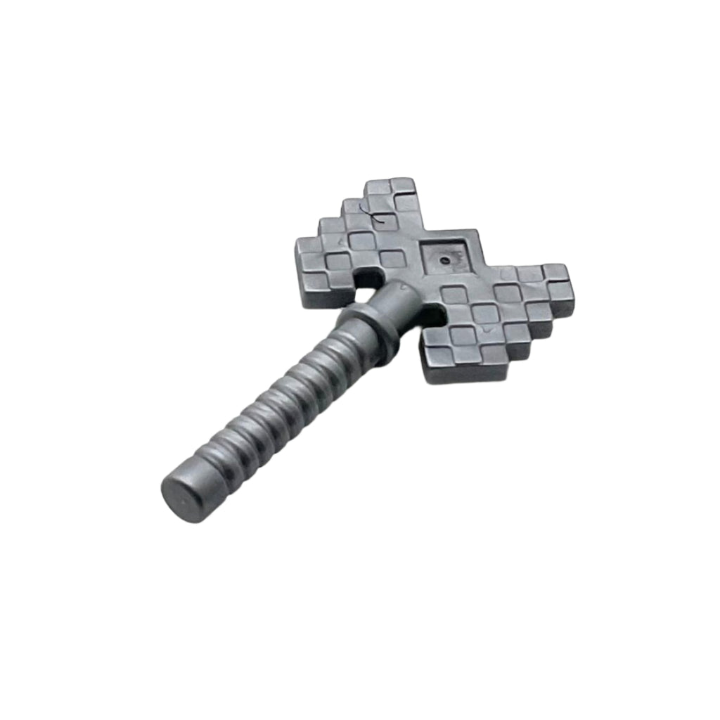 Minifigure, Weapon Axe, Double Headed, Pixelated (Minecraft), Part# 65 ...