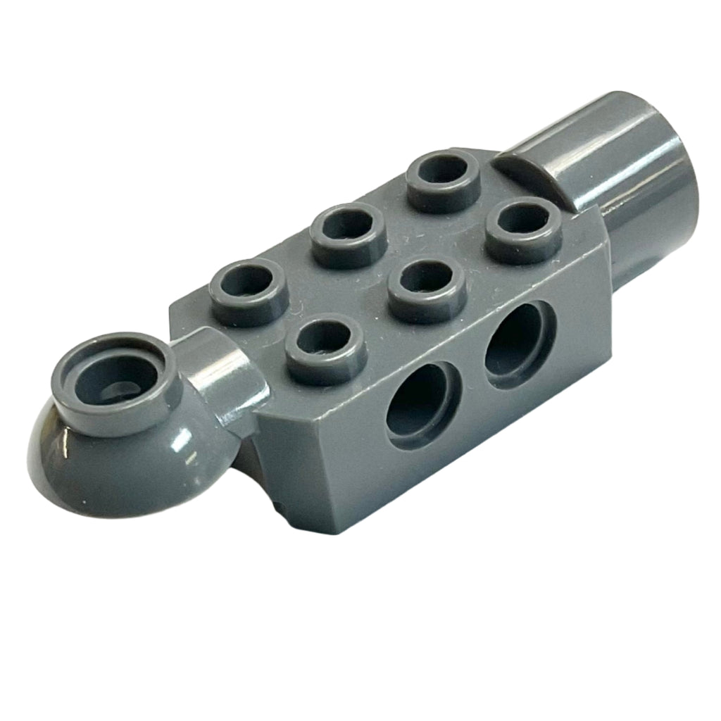 Technic, Brick Modified 2 x 3 with Pin Holes, Rotation Joint Ball Half ...