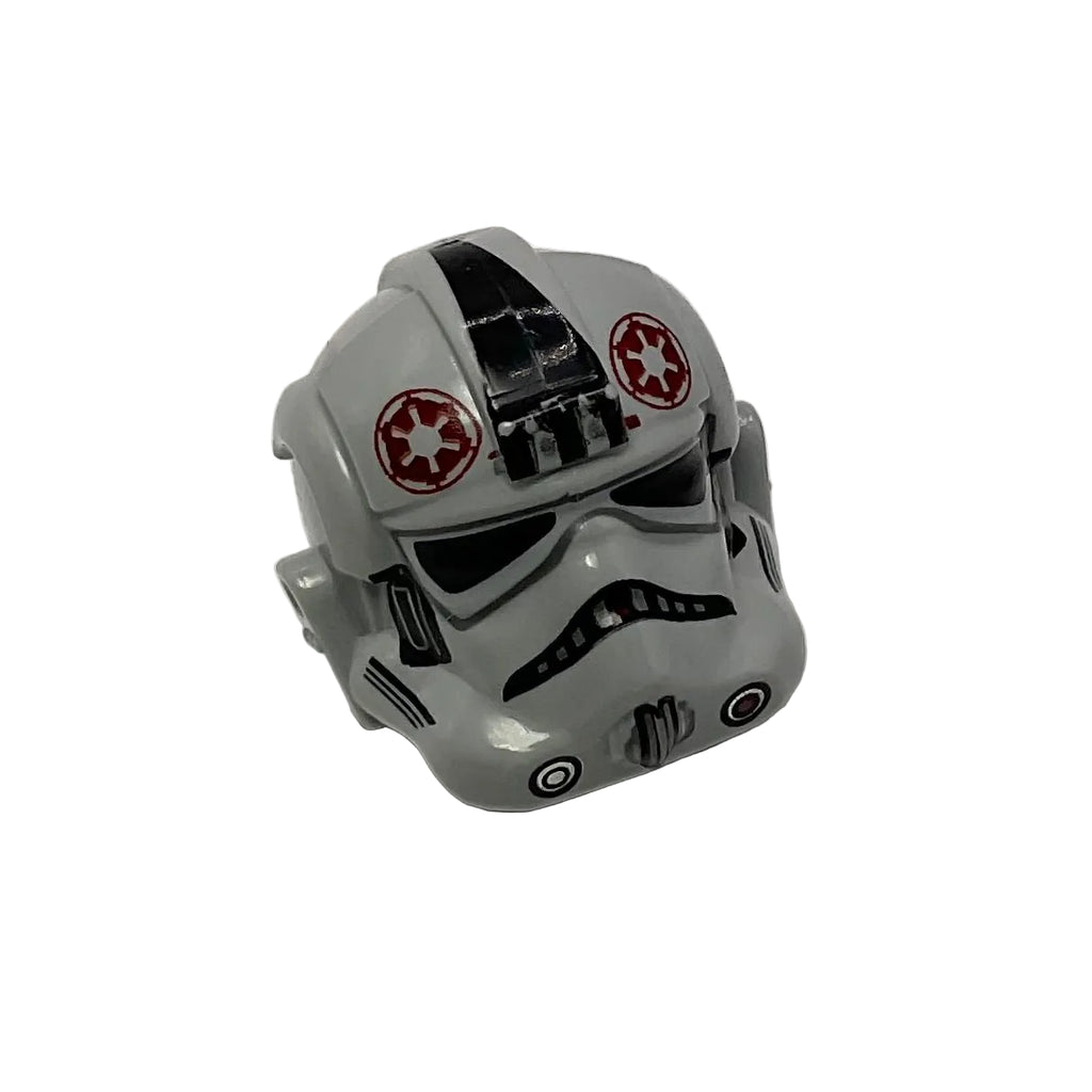 Minifigure, Headgear Helmet SW Stormtrooper Type 2, AT-AT Driver Dark ...