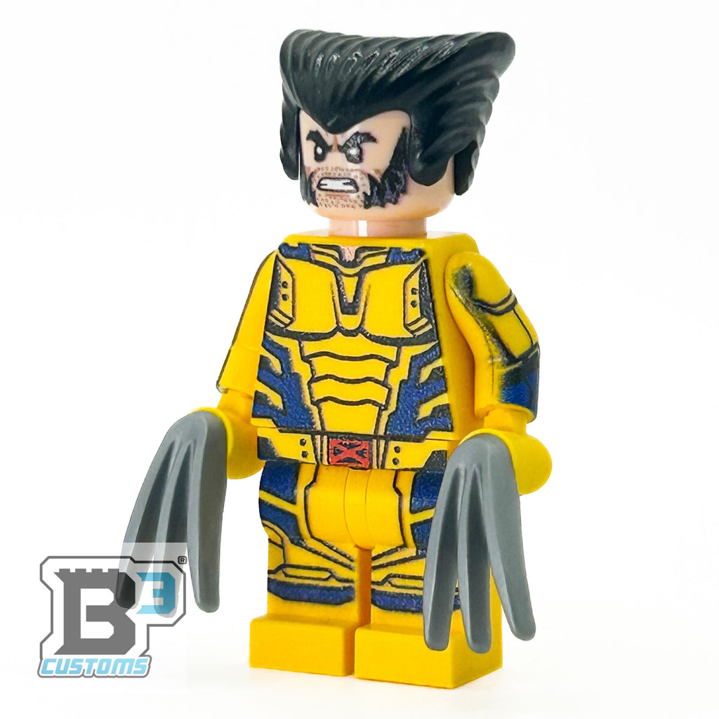 Custom Wolverine Minifig made using LEGO parts - B3 Customs – United ...