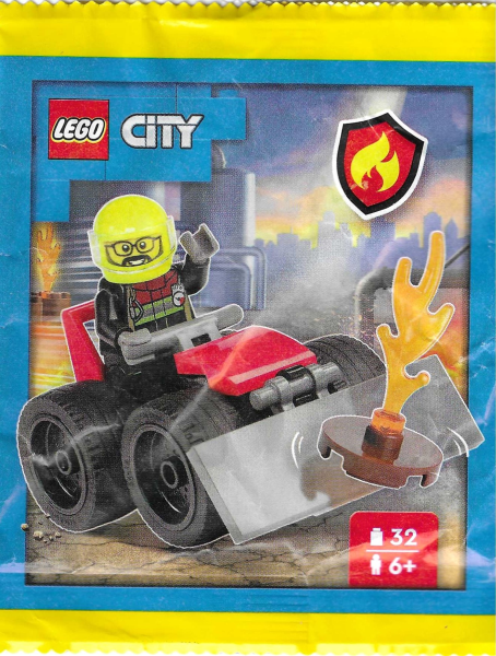 Firefighter with Buggy paper bag, 952506 – United Brick Co®