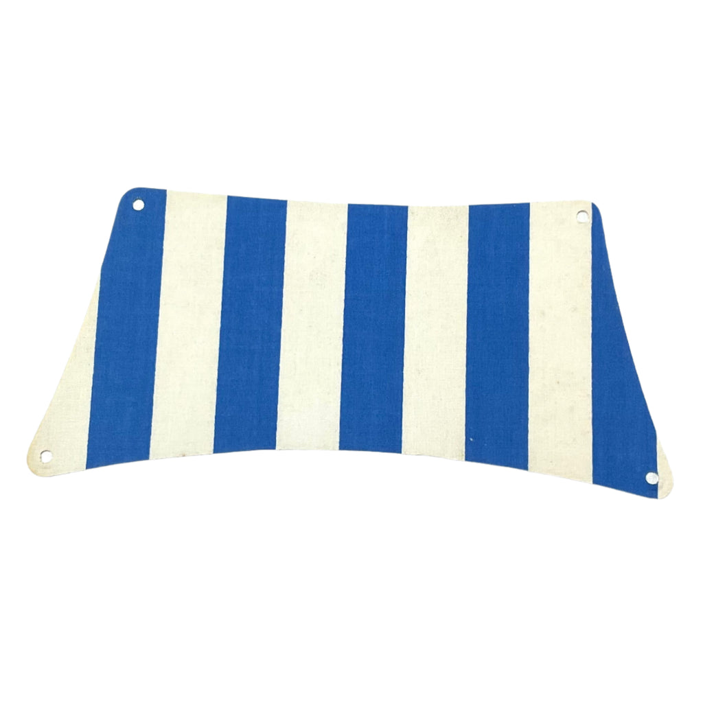 Cloth Sail 30x15 Bottom with Blue Thick Stripes Pattern, Part# sailbb2 ...