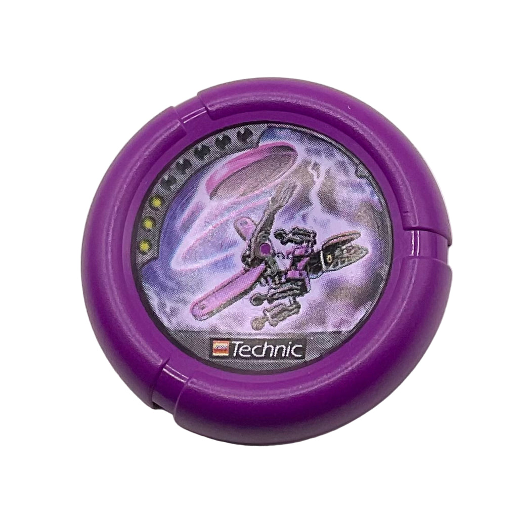 Throwing Disk with Throwbot Electro / Slizer Energy 3 Pips, Logo, and ...