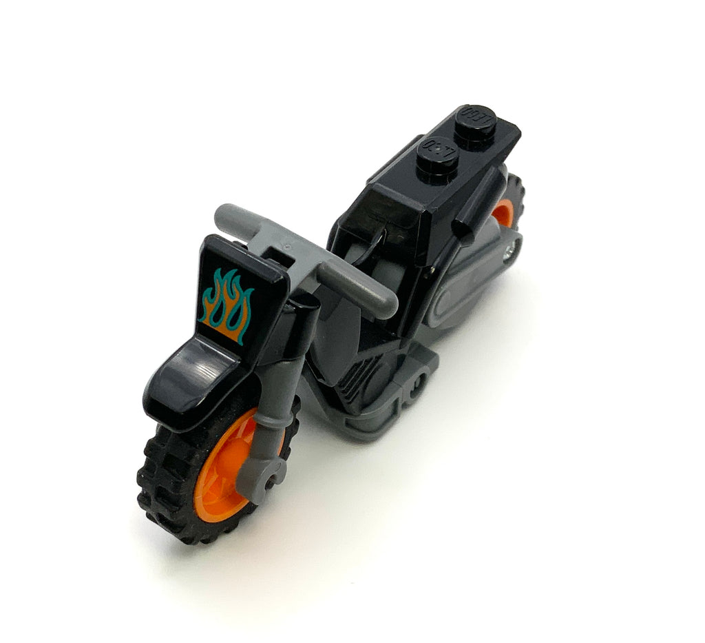 Stuntz Flywheel Motorcycle Dirt Bike with Flames Pattern, Part# 75522p ...