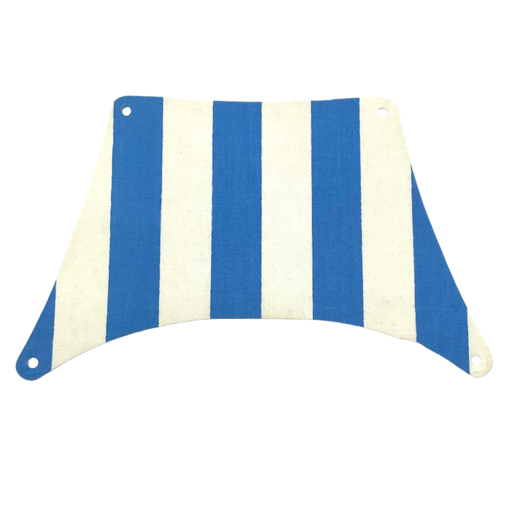 Cloth Sail 27x17 Top with Blue Thick Stripes Pattern, Part# sailbb22 ...