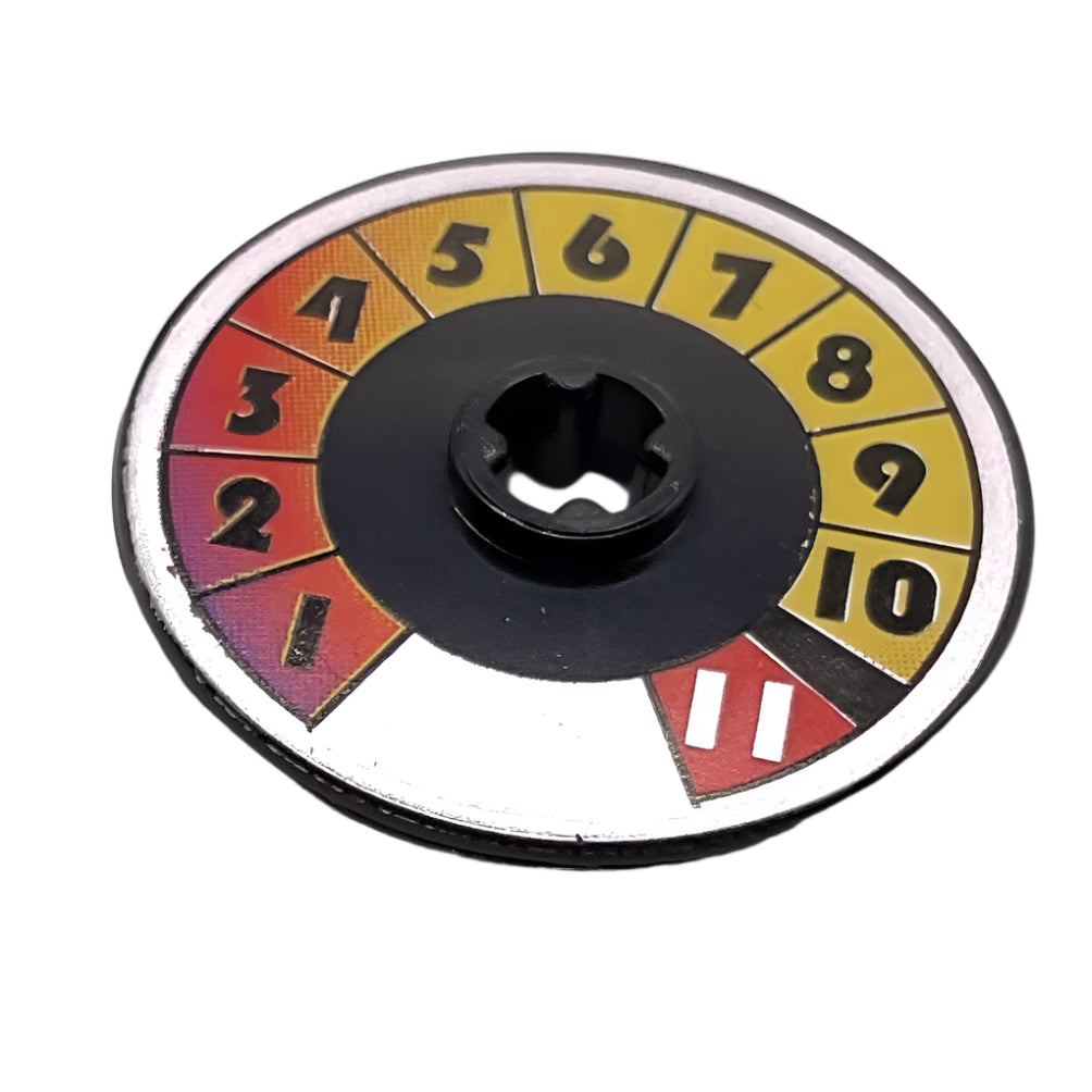 Technic, Disk, 3x3 with Numbers 1 to 11 Pattern, Part# 2723pb044 ...