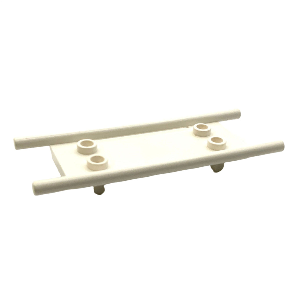 Minifigure Utensil, Stretcher, with Wheels, Part# 4714 + 4715 + 4715 ...
