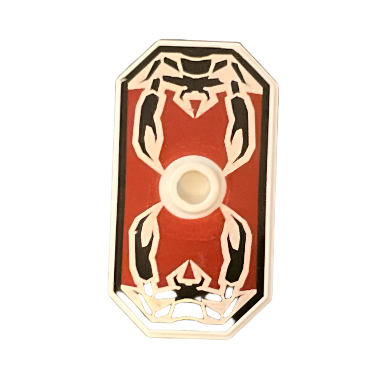 Shield Octagonal Long with Stud with Knights Kingdom Vladek Scorpion P ...