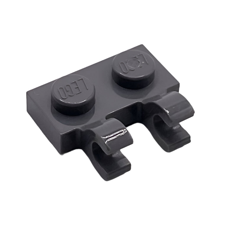 Plate, Modified 1x2 with 2 Open O Clips (Horizontal Grip), Part# 60470 ...