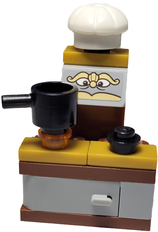 Chef Bouche with Sticker, dp030s – United Brick Co®