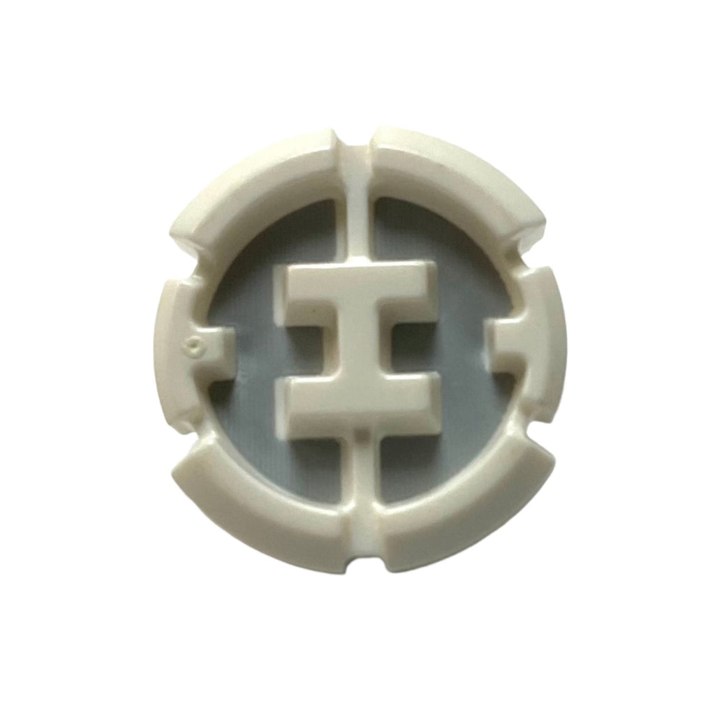 Hero Factory Chest Badge with Raised Capital Letter H on Light Bluish ...