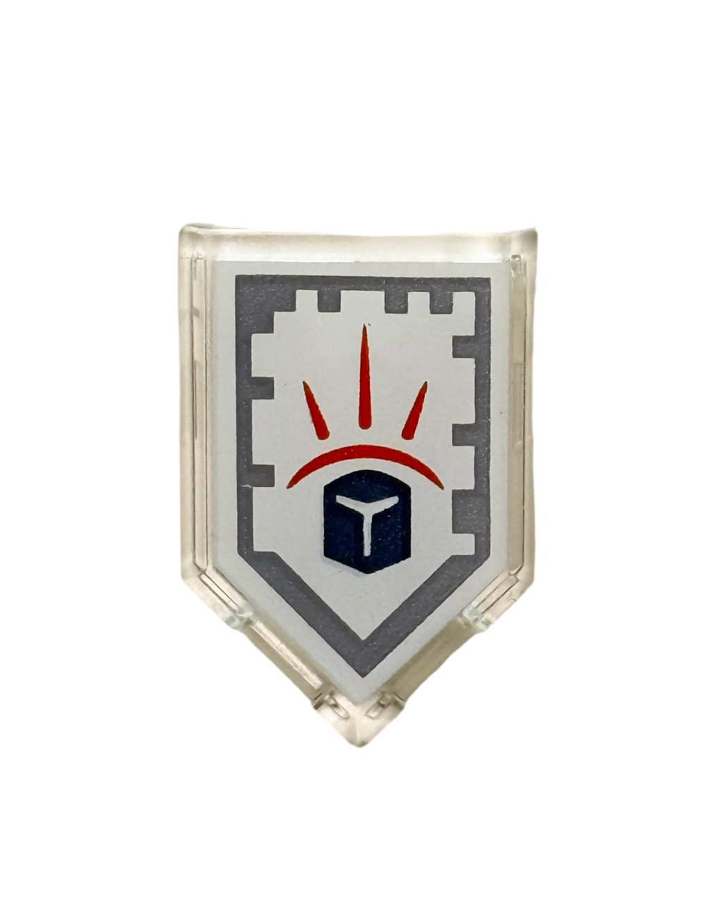 Tile, Modified 2 x 3 Pentagonal with Nexo Power Shield Pattern - Force ...
