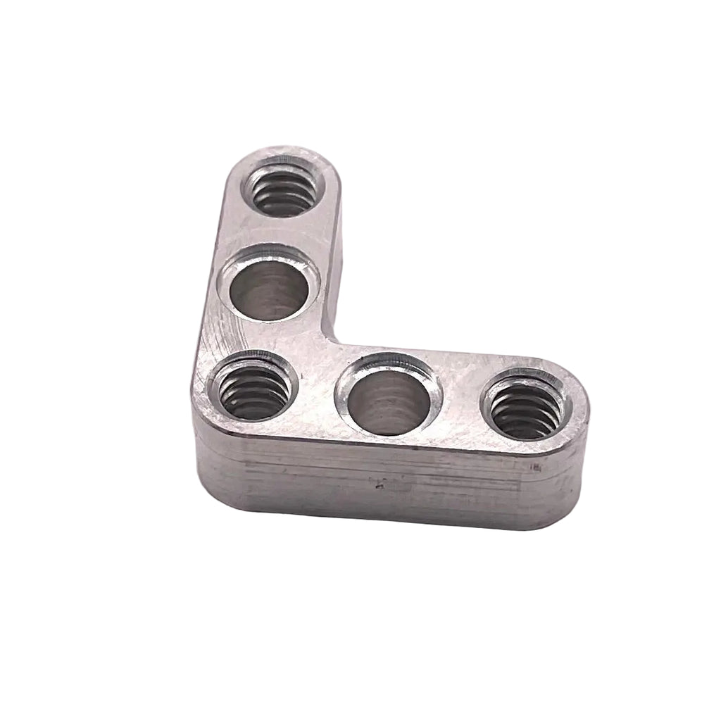 Aluminum Liftarm, Modified Bent Thick 1 x 5 (3 - 3), LEGO® Technic Com ...