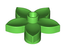 Plant, Duplo Flower with Stud, Part# 6510 – United Brick Co®
