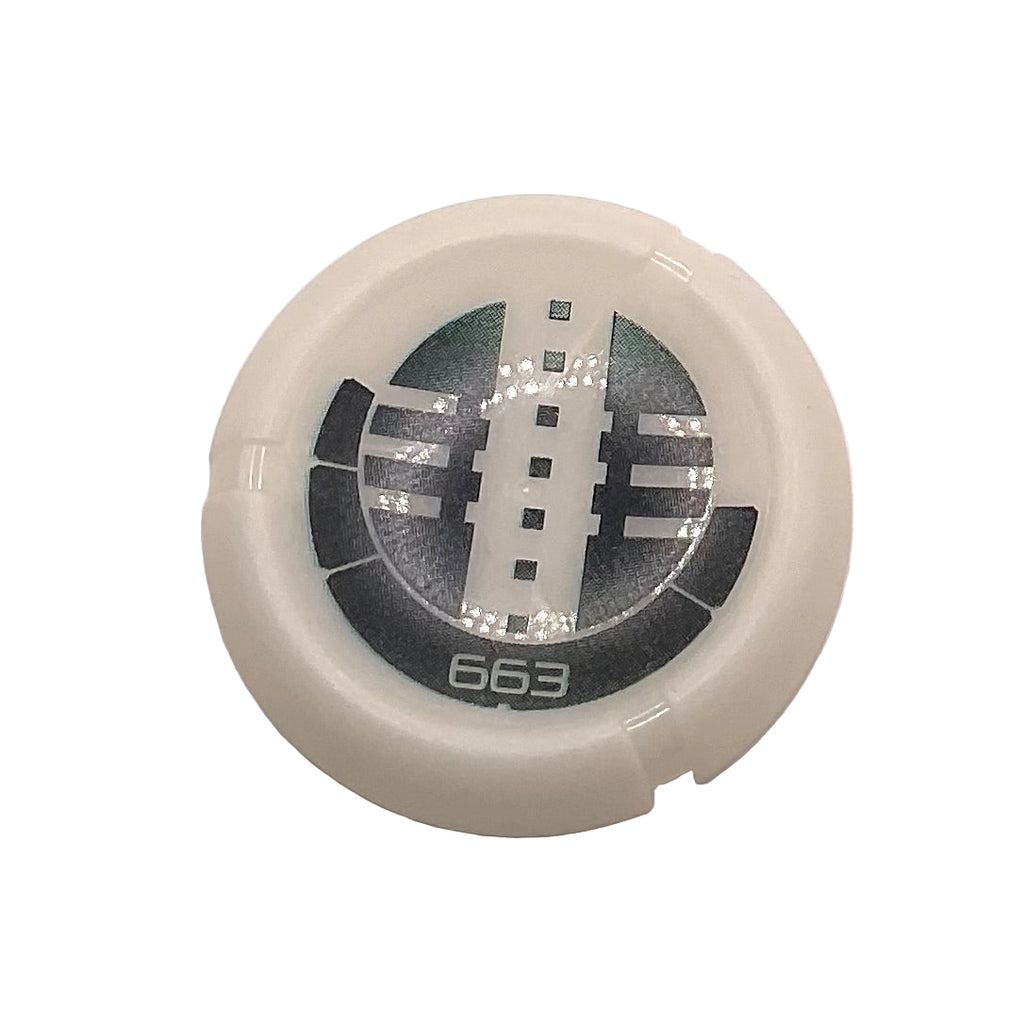 Throwing Disk with Bionicle Kanoka 663 Onu-Metru Pattern, Part# 32171p ...