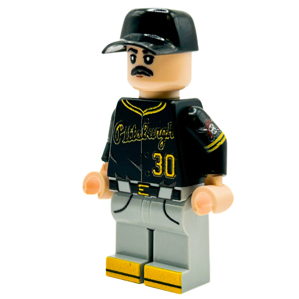 Paul #30 Pittsburgh Baseball Player Minifig made using LEGO parts ...